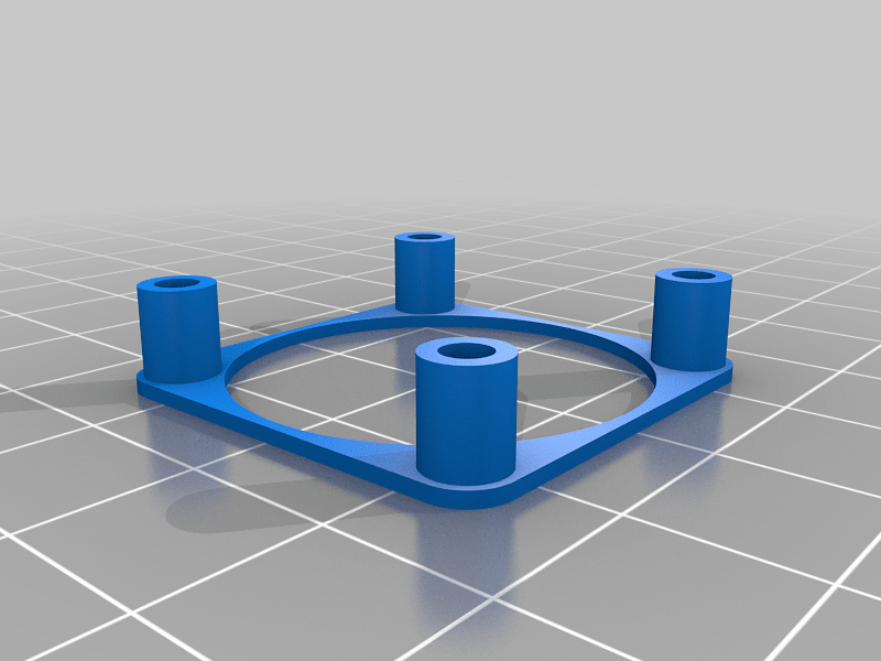 30mm Fan Riser / Spacer - Free 3d model on creazilla.com