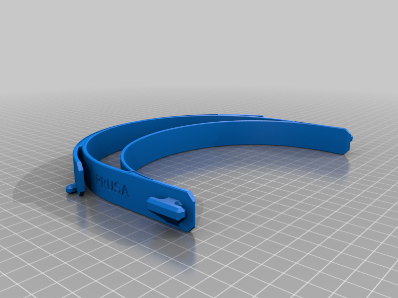 Prusa Face Shield (modified) - Free 3d model on creazilla.com