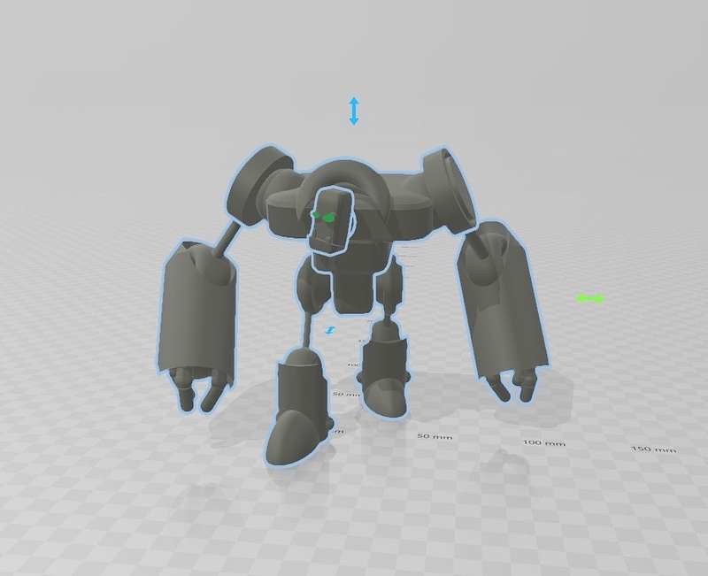 Robot toy - Free 3d model on creazilla.com