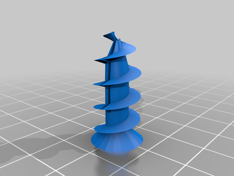 My Customized Drywall Anchors, Auger-Style - Free 3d model on creazilla.com