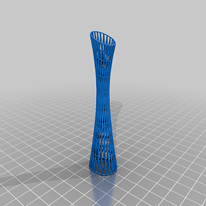 Simplified Canton Tower (广州塔) - Free 3d model on creazilla.com