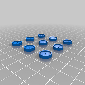 Buttons 3d model. Free download. | Creazilla