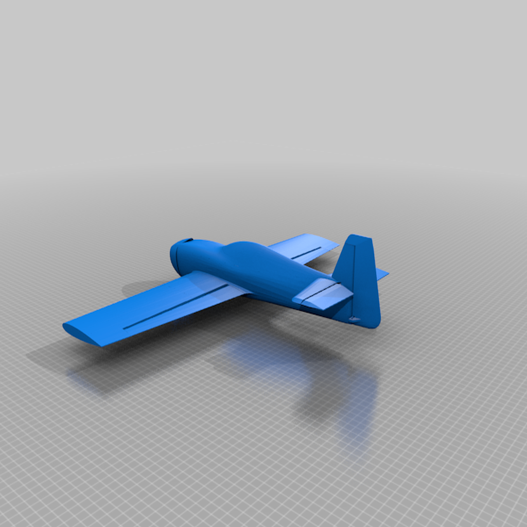 Acro RC airplane - Free 3d model on creazilla.com