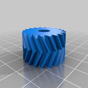 Helical gear fidget toy - Free 3d model on creazilla.com