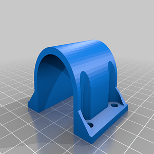 Larger handlebar clamps for windshield 3d model. Free download. | Creazilla