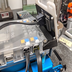 mBot Front LED Matrix Mount 20 Degree - Free 3d model on creazilla.com