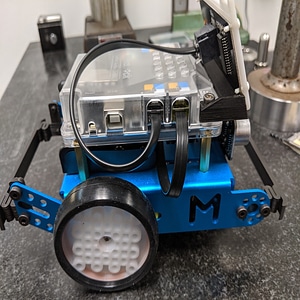 mBot Front LED Matrix Mount 20 Degree - Free 3d model on creazilla.com