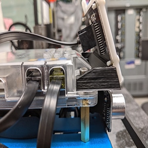 mBot Front LED Matrix Mount 20 Degree - Free 3d model on creazilla.com