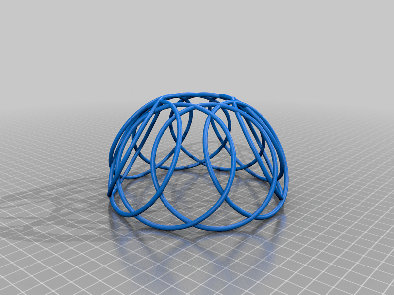 Ovals lampshade - Free 3d model on creazilla.com