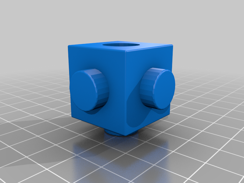 Connecting cube - Free 3d model on creazilla.com