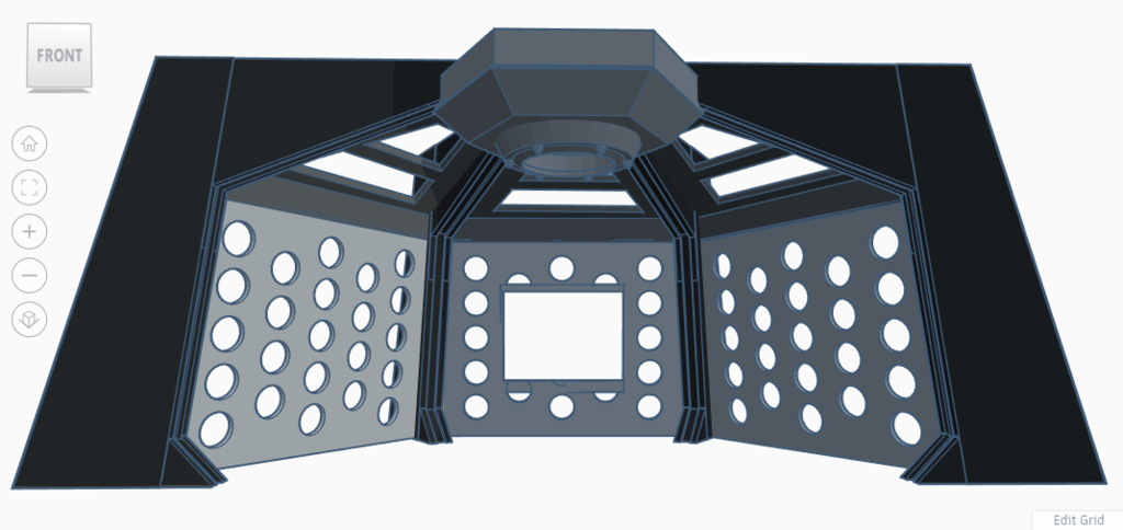 Season 27 TARDIS control Room 3d model