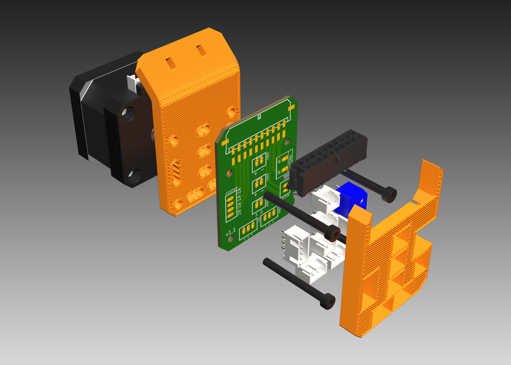 Toolhead PCB - Free 3d model on creazilla.com