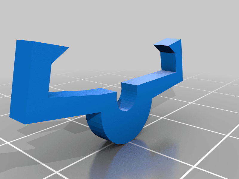 Pegboard Locking Clip for Double Ring Tool Holder - Free 3d model on ...