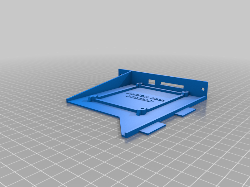 Commodore Amiga 3000 SCSI2SD Card Slot Bracket - Free 3d model on ...