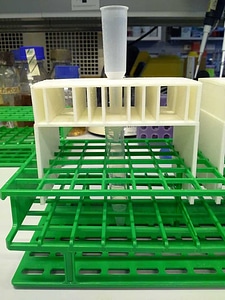 Chromatography Column Rack - Free 3d model on creazilla.com