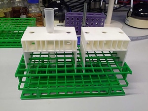 Chromatography Column Rack - Free 3d model on creazilla.com
