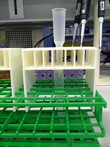 Chromatography Column Rack - Free 3d model on creazilla.com