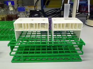 Chromatography Column Rack - Free 3d model on creazilla.com