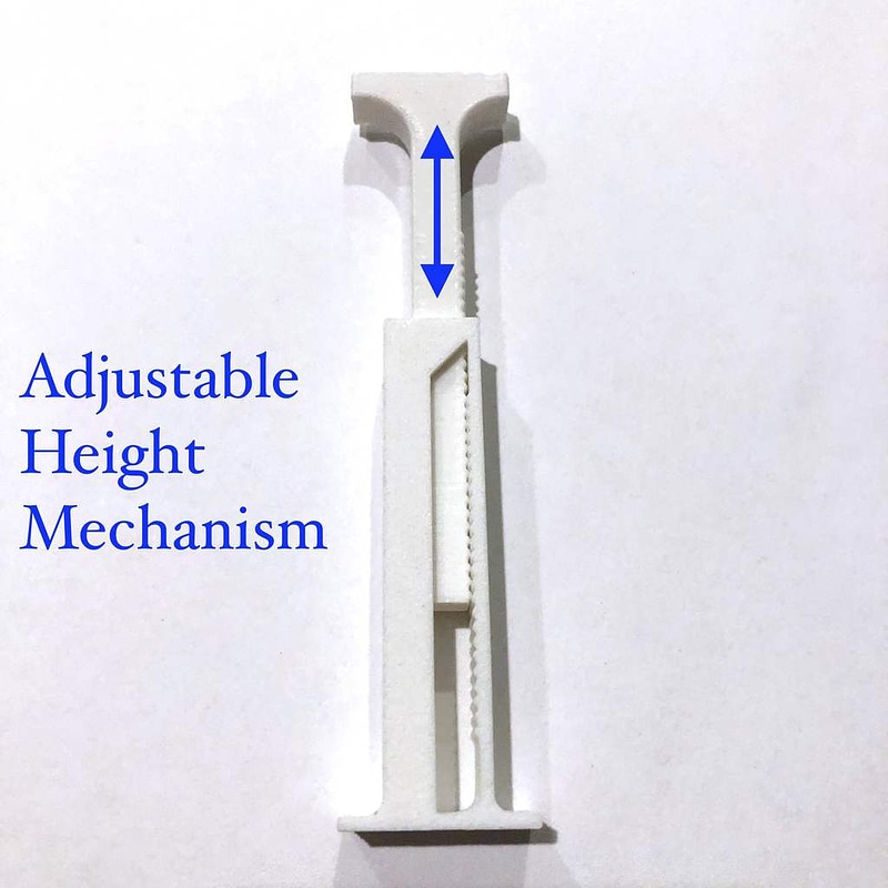 Height Adjust Mechanism for 3D Printing - Free 3d model on creazilla.com