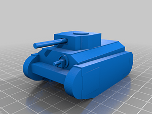 M22 Locust tank track 3d model. Free download. | Creazilla