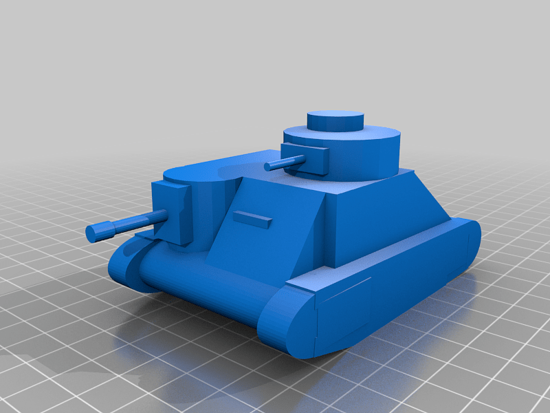 M3 Stuart Tank - Free 3d model on creazilla.com