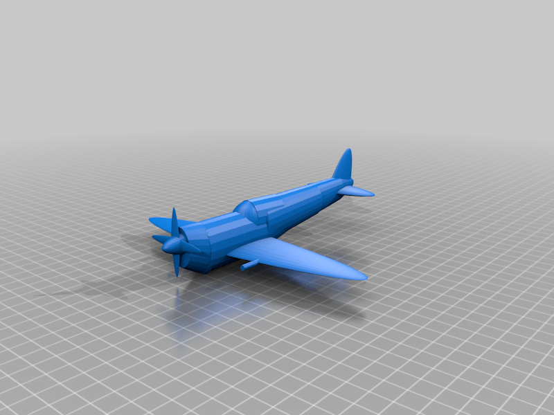 Spitfire - Free 3d model on creazilla.com