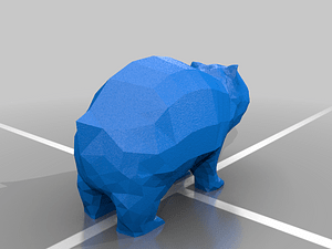 LowPoly Wombat - Free 3d model on creazilla.com