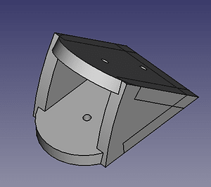 Parameterized Angle Bracket - Free 3d model on creazilla.com