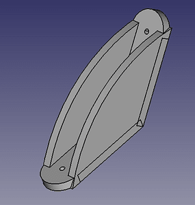 Parameterized Angle Bracket - Free 3d model on creazilla.com