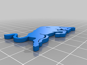 RED BULL LOGO - Free 3d model on creazilla.com