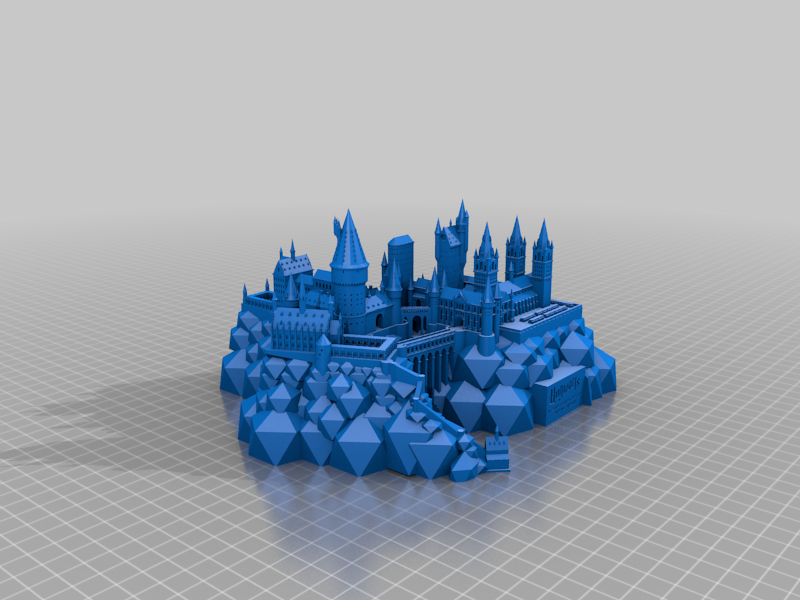 Hogwarts Castle - Free 3d model on creazilla.com
