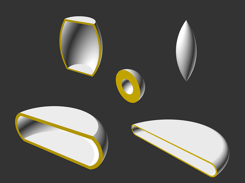 Truncated Toroid OpenSCAD base shape - Free 3d model on creazilla.com