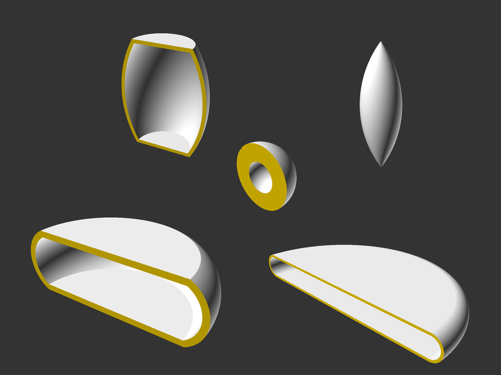 Truncated Toroid OpenSCAD base shape - Free 3d model on creazilla.com