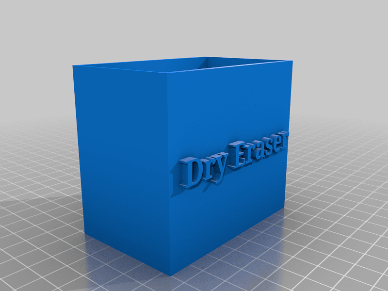 Dry Eraser holder - Free 3d model on creazilla.com