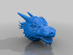 Dragon Head - Free 3d model on creazilla.com