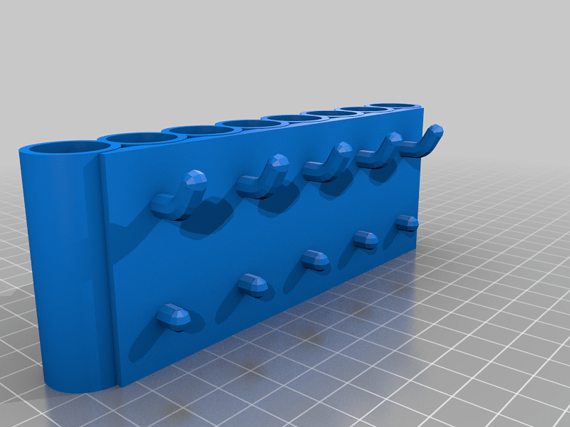 Support paint Marker Molotow et Crayola pour Pegboard - Free 3d model ...