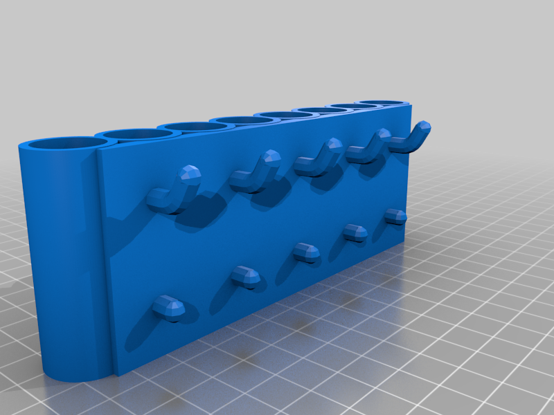 Support paint Marker Molotow et Crayola pour Pegboard - Free 3d model ...