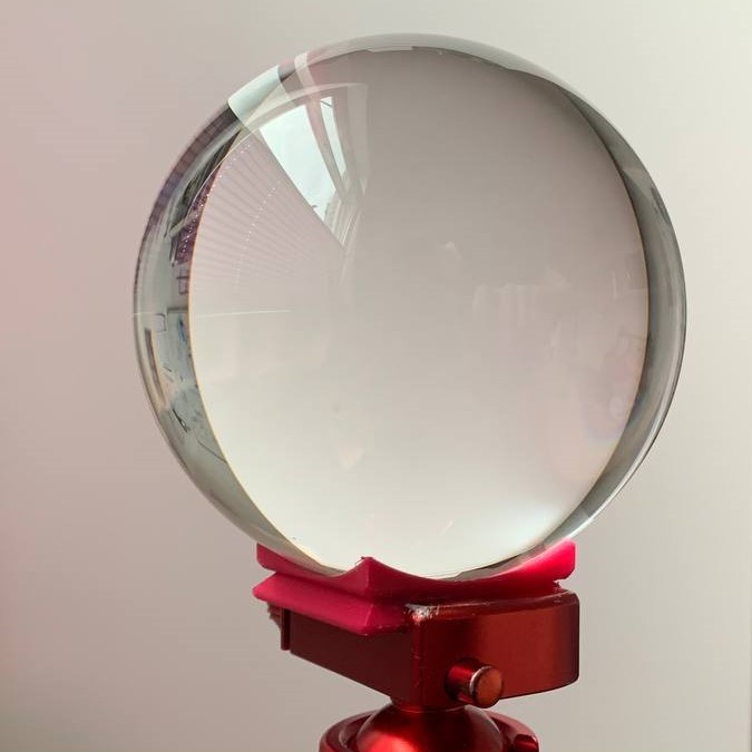 Lensball Stand Arca Swiss 80mm - Free 3d model on creazilla.com