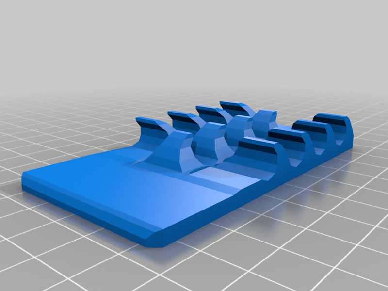 4-cable holder - Free 3d model on creazilla.com