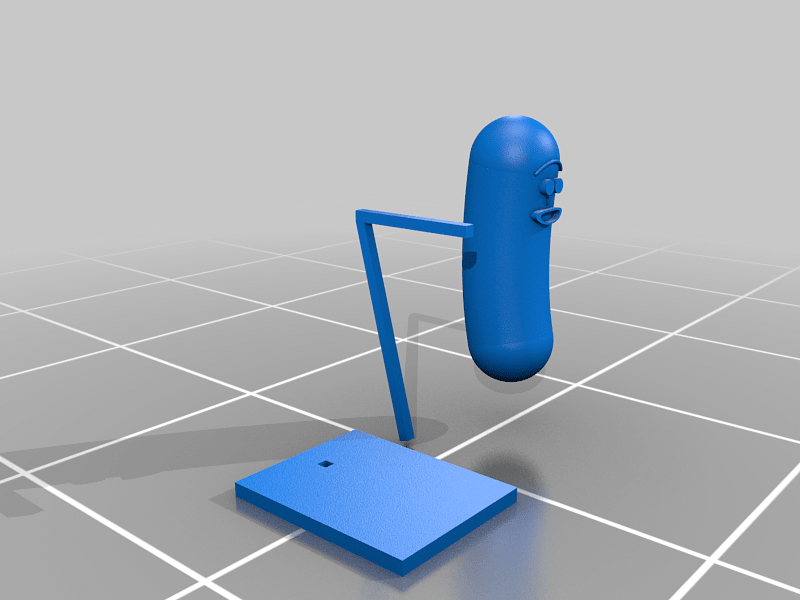 pickle rick - Free 3d model on creazilla.com
