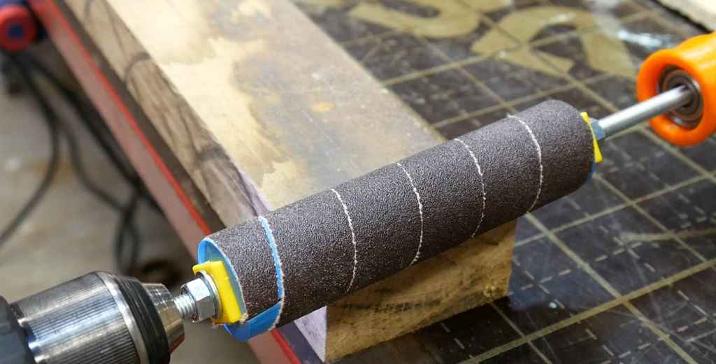 Simple grinding drum for a drill 150 mm - Free 3d model on creazilla.com