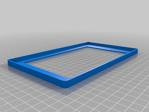 Raspberry Pi 7" Touch Screen Bezel - Free 3d model on creazilla.com