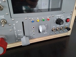 Flaps selector - flight simulator - Free 3d model on creazilla.com