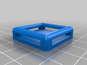 20mm velcro cable tie holder / mount - Free 3d model on creazilla.com