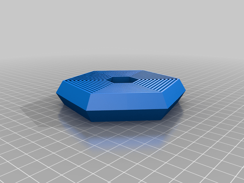 Fractal Flex Fidget Hexagon - Free 3d model on creazilla.com