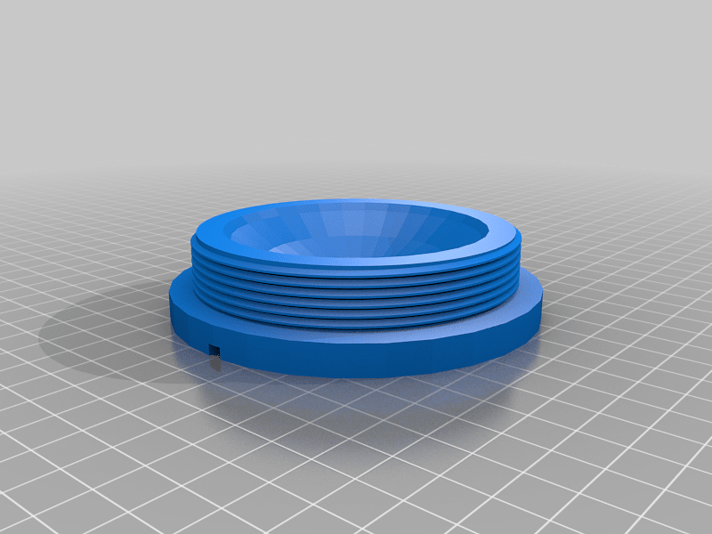 Plug threaded - OpenScad - Free 3d model on creazilla.com