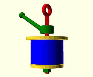 scupper plug - OpenScad - Free 3d model on creazilla.com