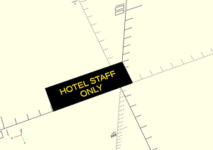 Polsteam (PZM) logo with text - OpenScad - Free 3d model on creazilla.com