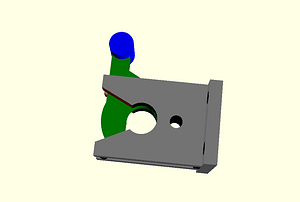 Quick release chain/gate latch -OpenScad CSV - Free 3d model on ...