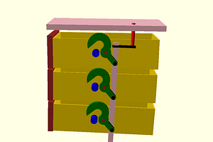 Drawers multilock - OpenScad CSV - Free 3d model on creazilla.com